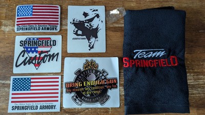 Springfield Armory Towel Stickers Patch Pin Koozie | eBay