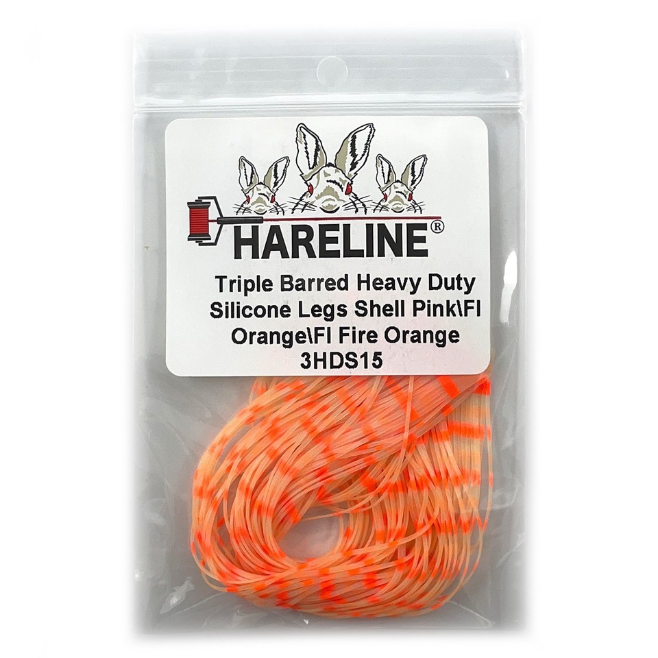 TRIPLE BARRED HEAVY DUTY SILICONE LEGS - Hareline Fly Tying Jig Skirt ...
