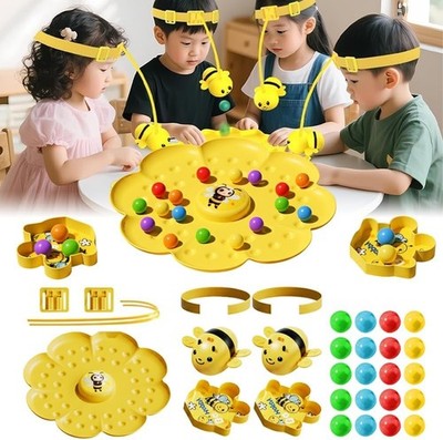 Colorful Multifunctional Magnetic Bee Toy String Game, Funny Busy Bees ...