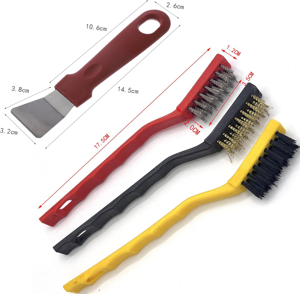 13PCS Crevice Cleaning Brush Set, Hard Bristle Brushes Grout Scrub ...