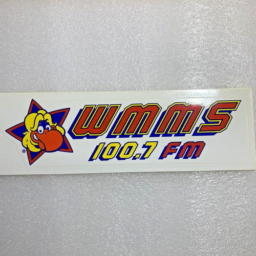 Vintage WMMS 100.7 FM "THE BUZZARD" Radio Bumper Sticker - Cleveland | eBay