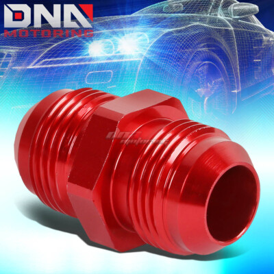 AN16 AN-16 MALE STRAIGHT COUPLER ADAPTER FLARE RED GAS/OIL/H20 ANODIZED ...