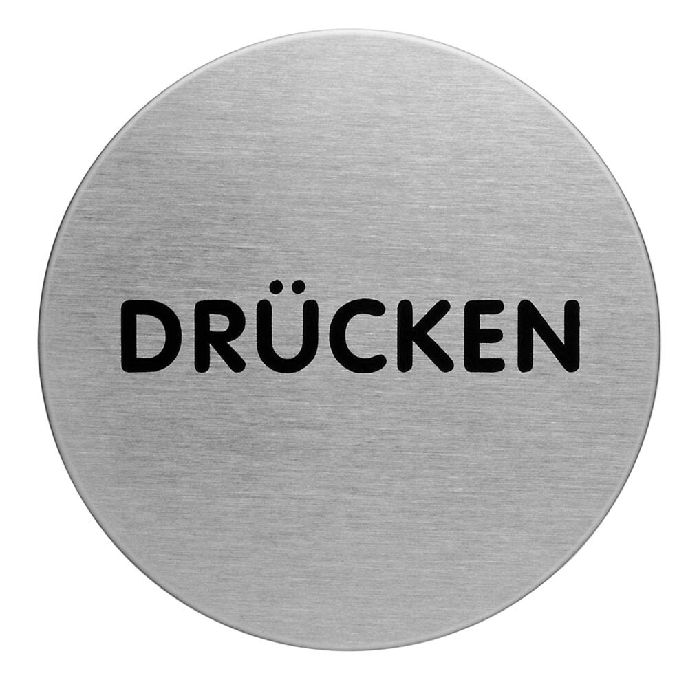 Durable Piktogramm Drücken + Ziehen Türschild Hinweisschild hochwertig ...