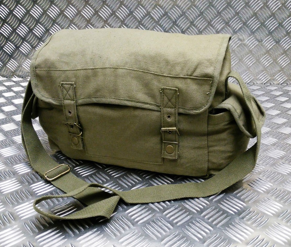 Military Style Canvas / Haversack / Satchel / Shoulder Bag Assorted ...