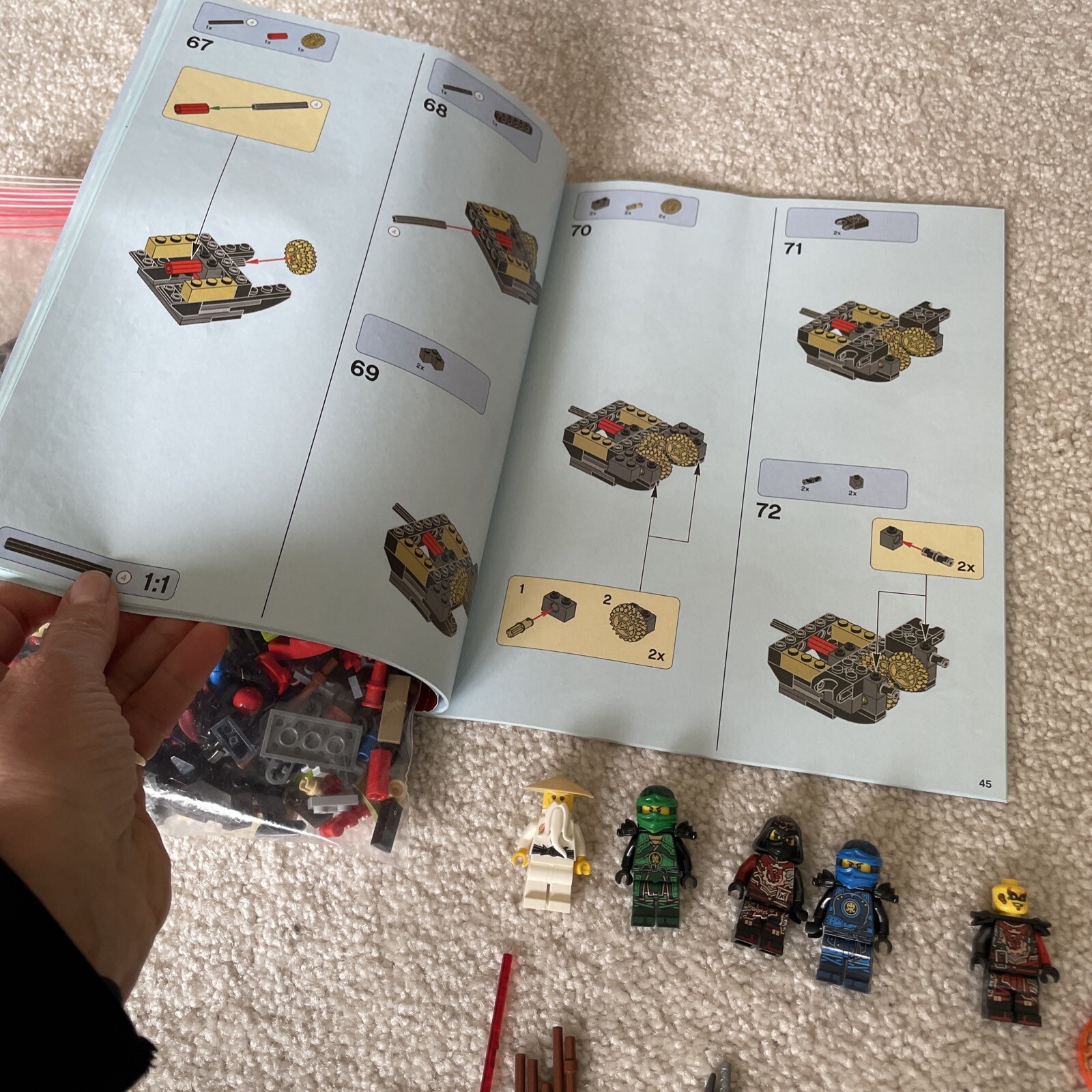 LEGO Ninjago 70626 Dawn of Iron Doom With Time Twins /Blades/ Manual | eBay