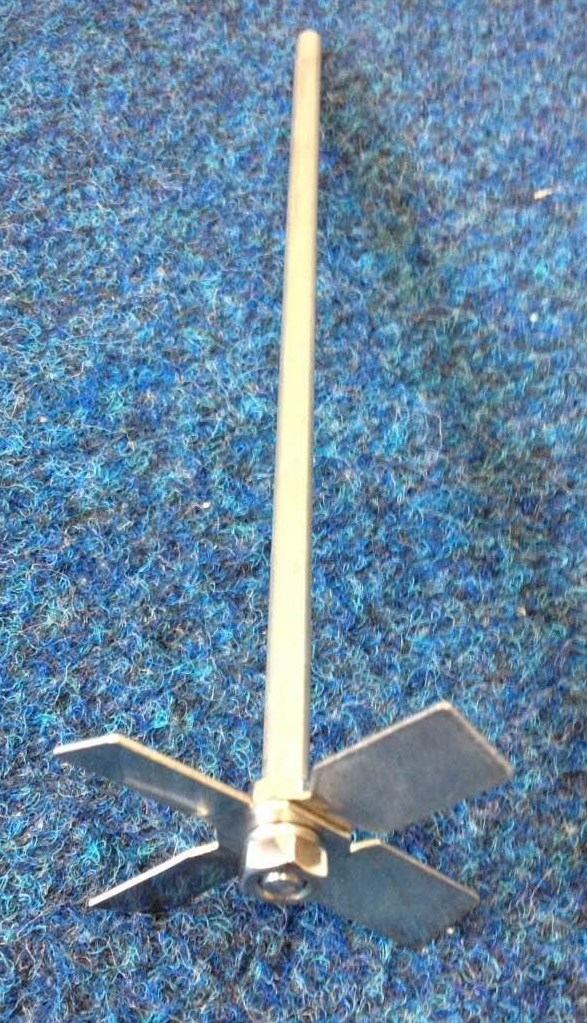 Overhead mixing stirring shafts, Teflon and stainless steel | eBay UK