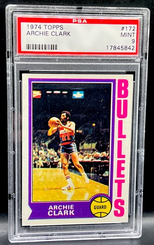1974 Topps Archie Clark PSA 9 Mint Bullets #172 | eBay