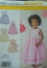 Sewing Patterns Pageant /Holiday/Party Girl's Dresses/Gowns Size 1/2M ...