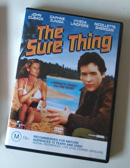 THE SURE THING dvd REGION 4 john cusack RARE daphne zuniga COMEDY ...