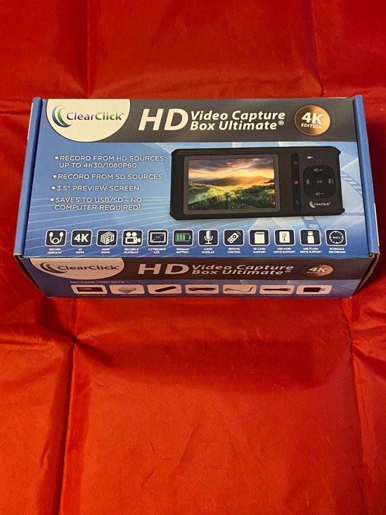 ClearClick HD Video Capture Box Ultimate 4K Edition HDMI Recorder VHS ...