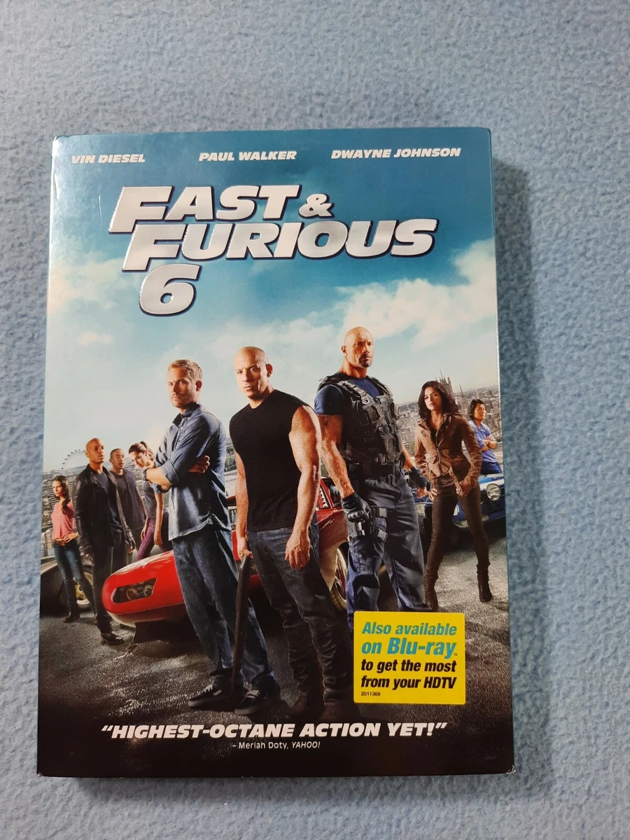 Fast And Furious 6 Dvd Cover
