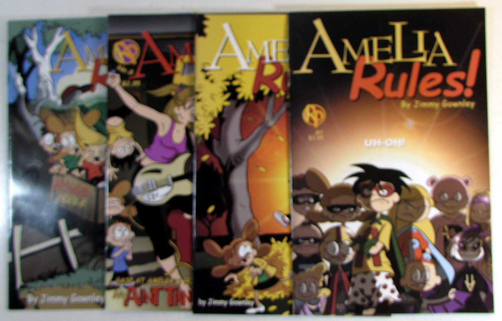 Amelia Rules Lot of 4 #2, 6, 3, 7 Renaissance press (2001) 1st Print ...