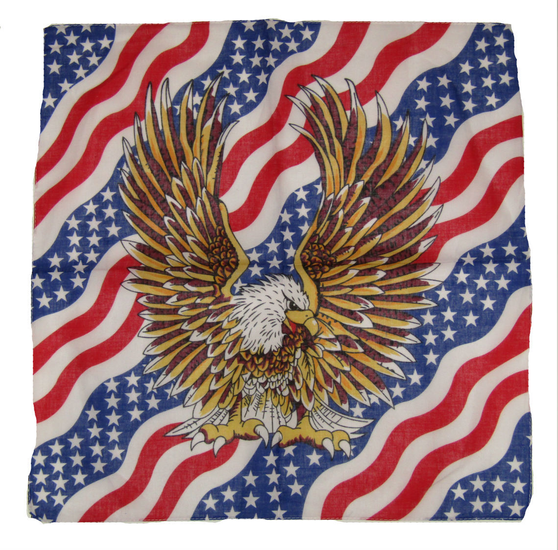 22"x22" USA American Waving Flag Eagle Bandana | eBay