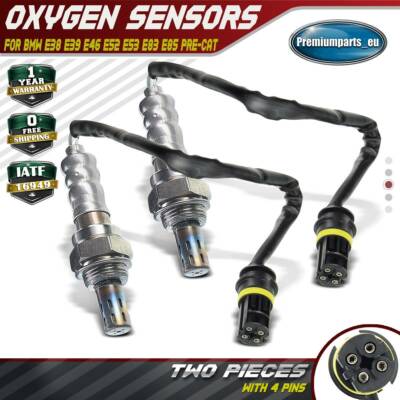 2x Oxygen Sensor for BMW E38 E39 E46 E52 E53 E83 Range Rover 1997-2006 ...