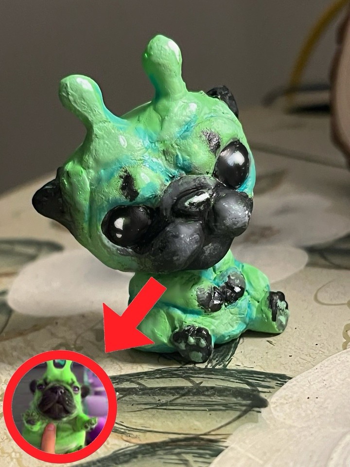 LPS Gleeble Alien dog custom Adopt toy OOC Custom Character handmade | eBay