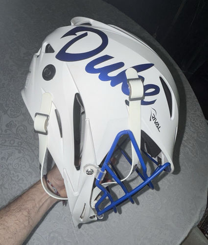 NEW DUKE BLUE DEVILS STX SCHUTT RIVAL LACROSSE HELMET LG/XL | eBay