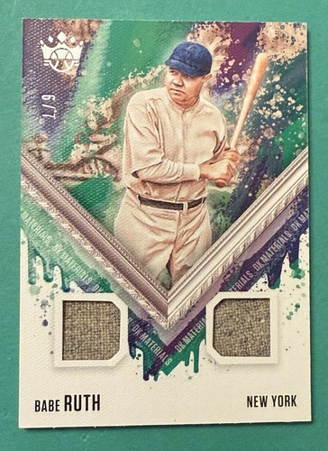BABE RUTH 2021 DIAMOND KINGS DUAL JERSEY GAME USED RELIC /7 YANKEES HOF | eBay