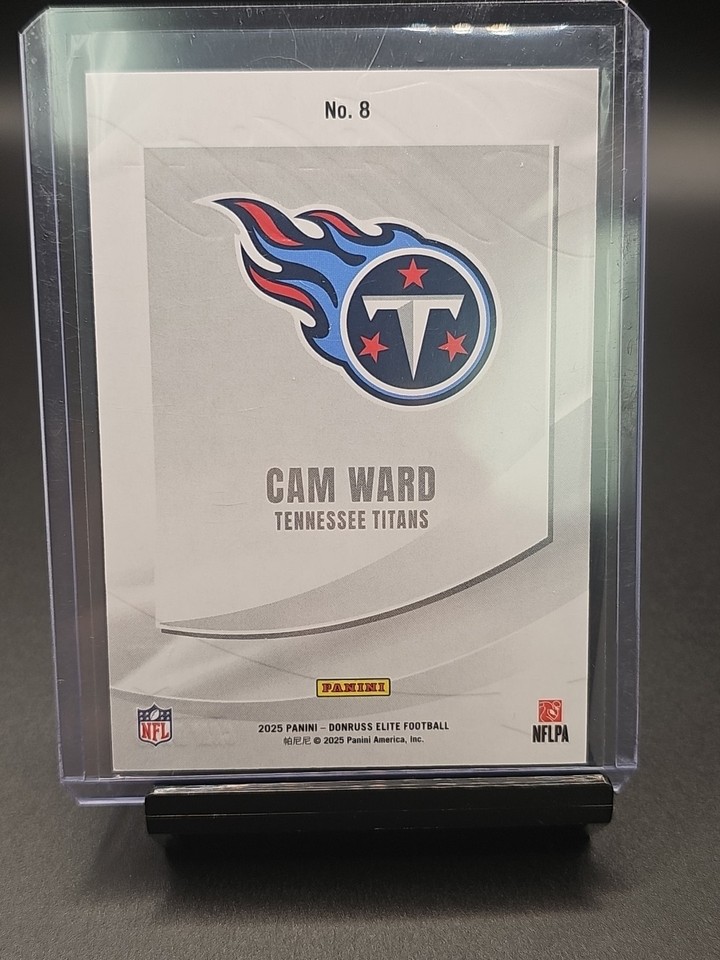 2025 Donruss Elite - Cam Ward - Rookie Elitist 367/799 - Tennessee ...