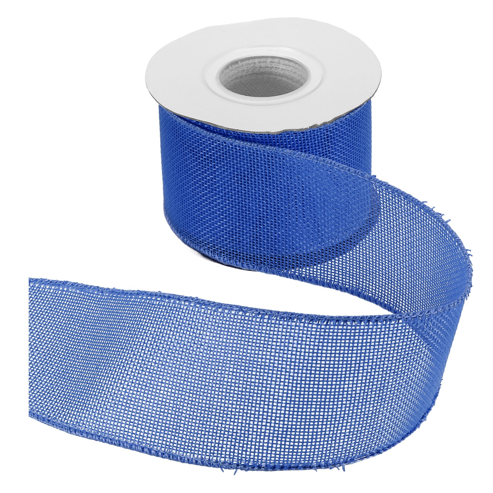 Burlap Wired Ribbon 2-1/2" x 10 Yard Wired Edge Ribbon Woven Strap ...