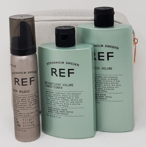 ref Weightless Volume Gift Set - Shampoo, Conditioner, Fiber Mousse and ...