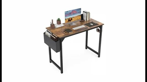 31"-63" Home Office Computer Desk Wood Writing Study Desk with ...