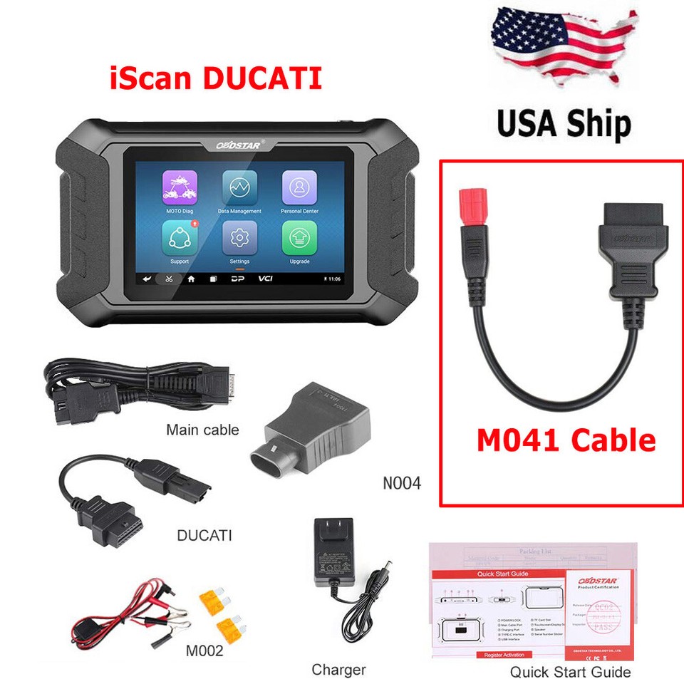 OBDSTAR iScan For Ducati Motorcycle Diagnostic Scanner Coding / M041 ...