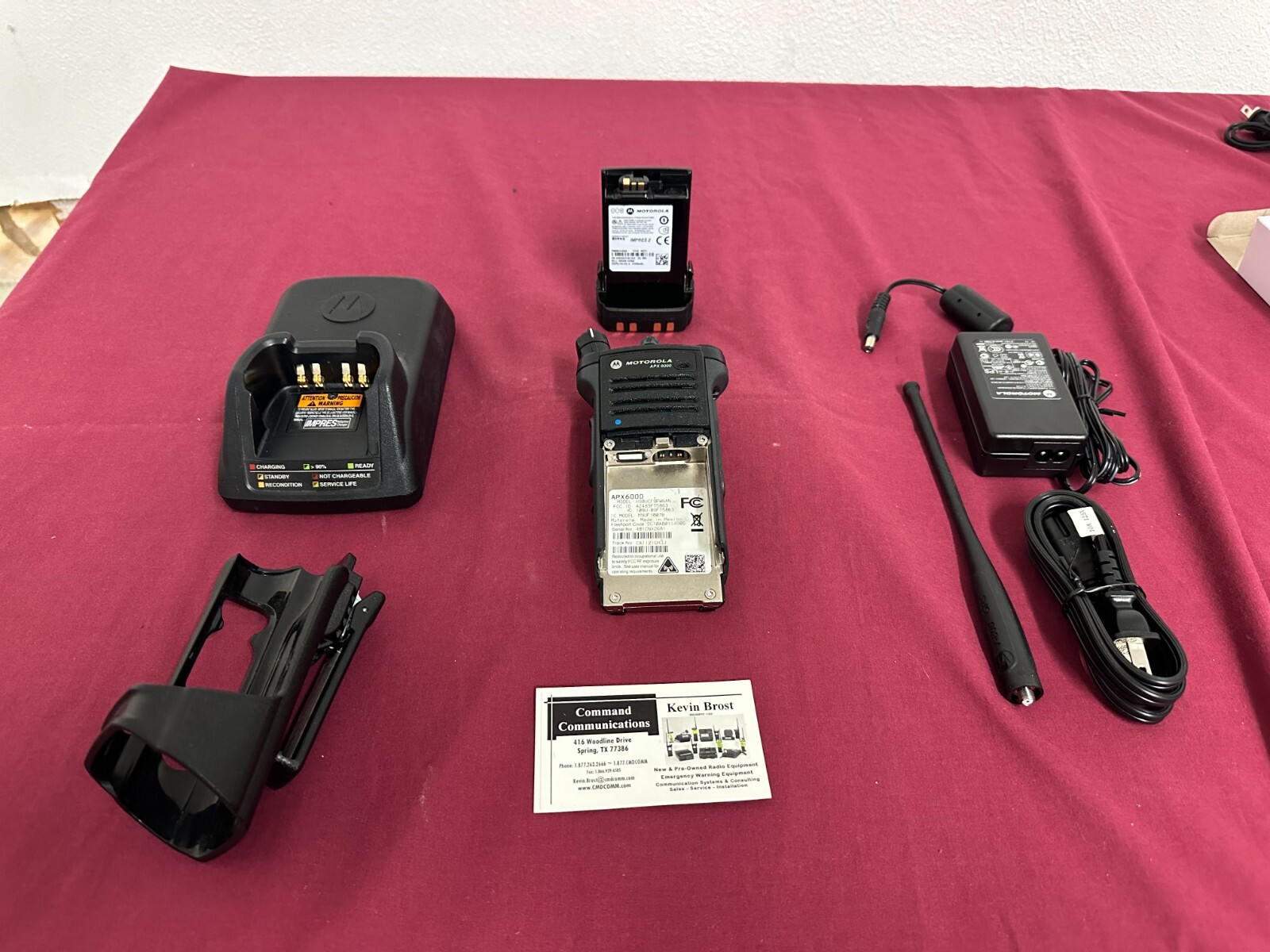 UPGRADED MOTOROLA APX6000 BN MDL 2.5 7/800Mhz P25 HH RADIO TDMA GPS AES SmartCon | eBay