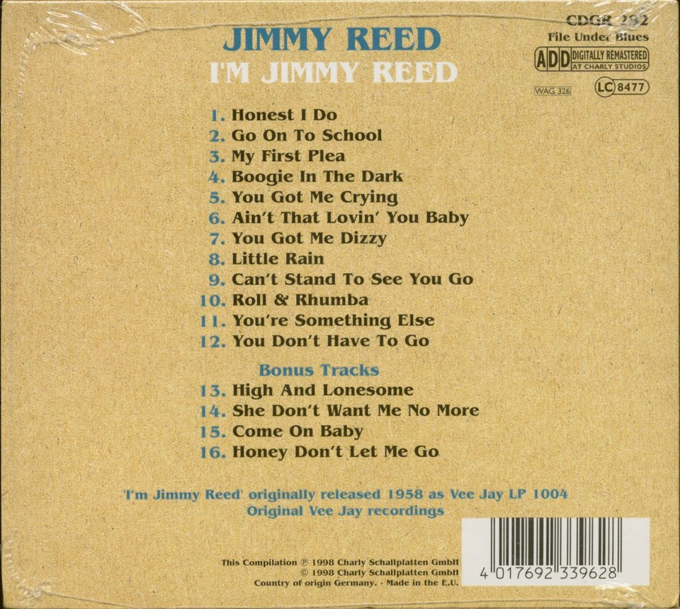 Jimmy Reed - I'm Jimmy Reed (CD) - Classic Chicago Blues | eBay