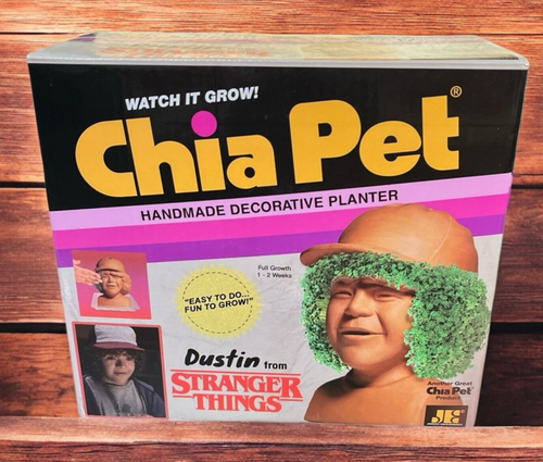 New Chia Pet Dustin from Stranger Things Planter Netflix 2018 Plants ...