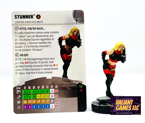 Marvel Heroclix Stunner #037 w/ Card Spider-Verse Set | eBay