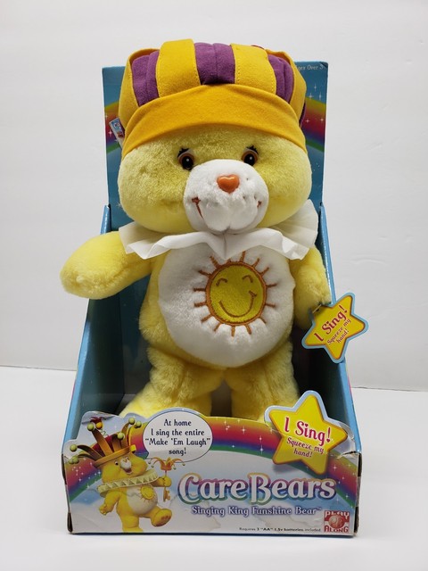 Care Bears King Funshine Singing Stuffed Plush Bear With Sound 2004 for ...