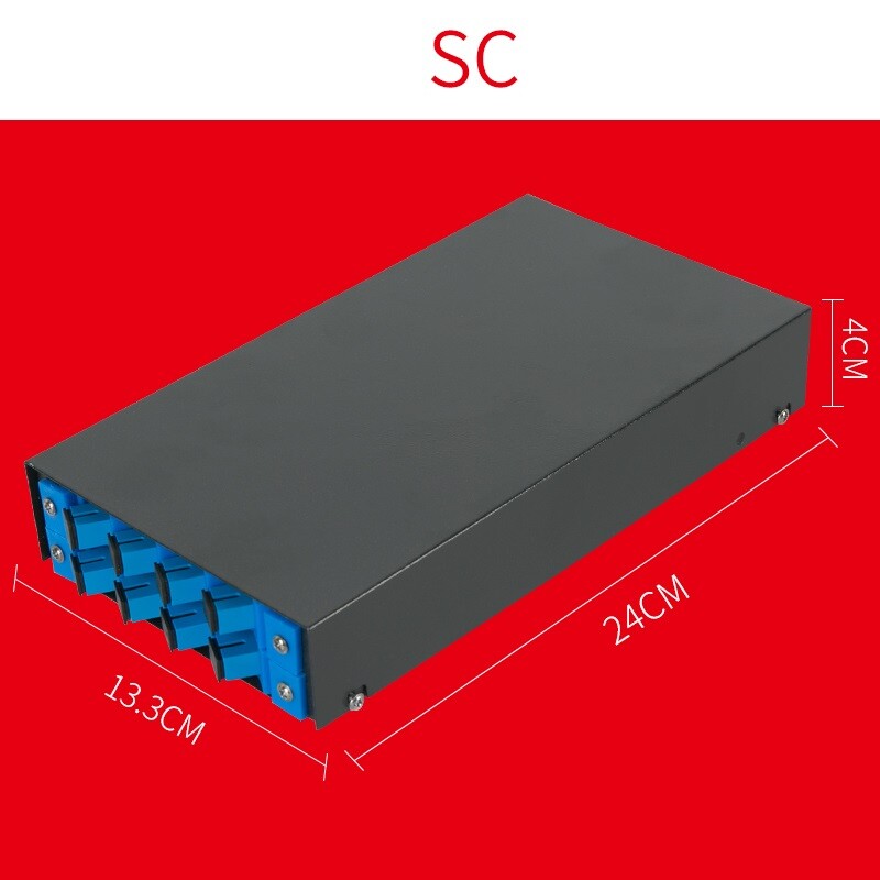 Fiber Optic Terminal Box 4 Core LC/SC/FC/ST UPC SM adapter 4 Port Patch ...