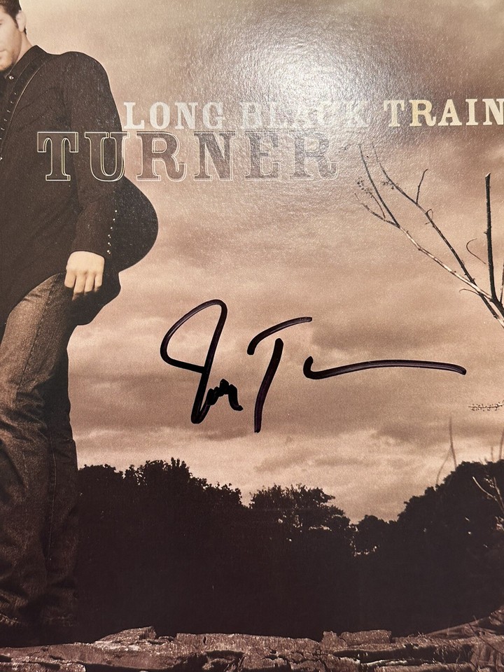 Josh Turner - Long Black Train NEW SIGNED Vinyl Autographed ...