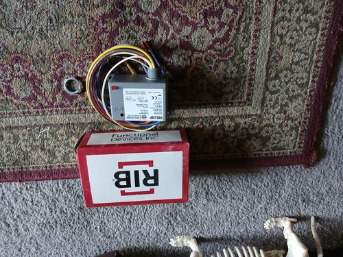 RIB RIB24P 24V VAC/VDC DPDT ENCLOSED RELAY SWITCH 20 AMP 24 VAC/DC COIL ...