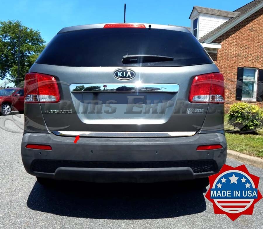 fit: 2011-2013 Kia Sorento Rear Trunk Lid Bumper Door Trim Cover Accent ...