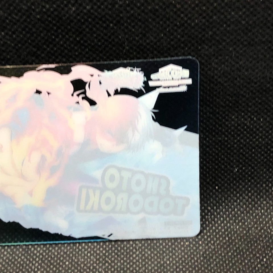 Shoto Todoroki My hero academia Clear Card Jump Anime limited 2021 ...