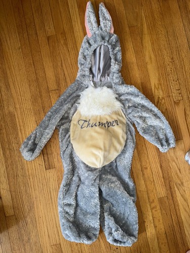 Disney Store Toddler Halloween Costume Plush THUMPER Bunny Rabbit Sz 24 ...