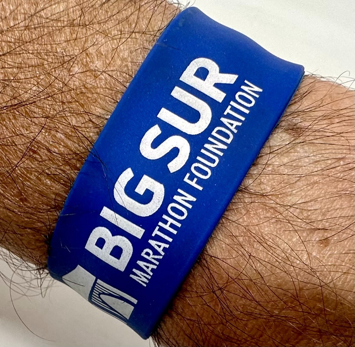 Big Sur International Marathon Foundation Blue Slap Bracelet | eBay