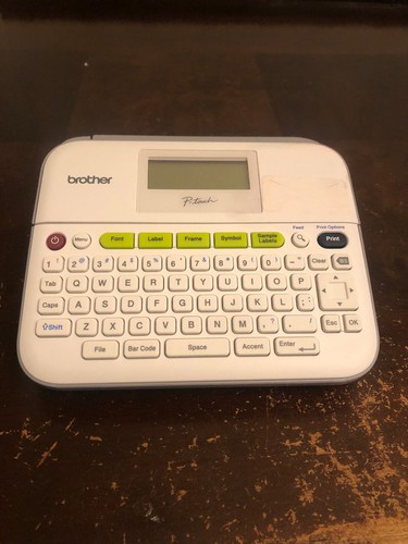 Brother P-Touch Label Maker Printer PT-D400 White No Power Cord ...