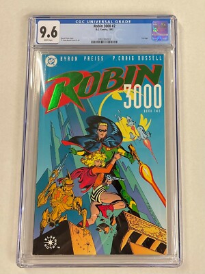 Robin 3000 Issue #2 Year 1992 Foil Logo CGC Graded 9.6 Comic Book | eBay