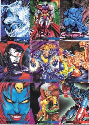 Flair '95 Marvel Annual Trading Cards Fleer 1995 VERY HIGH GRADE YOU ...