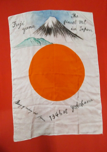 WW2/II US GI Japanese souvenir meat ball banner Yokohama 1946 | eBay