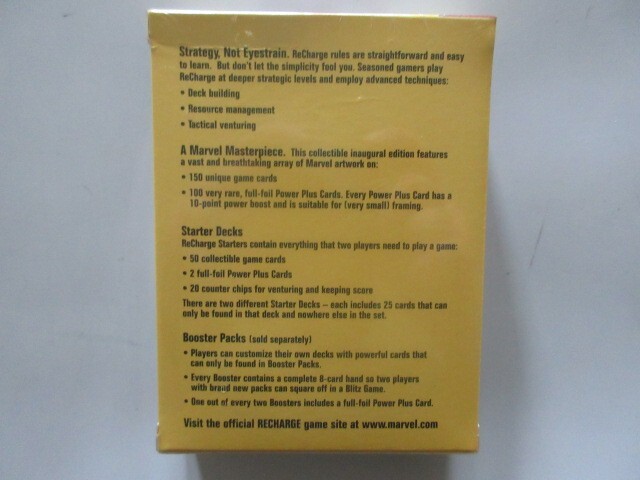 Marvel ReCharge collectible card game Inaugural Edition | eBay