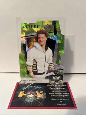 2022 AEW Allure Dante Martin #132 Star Futures Green Die Cut /99 | eBay