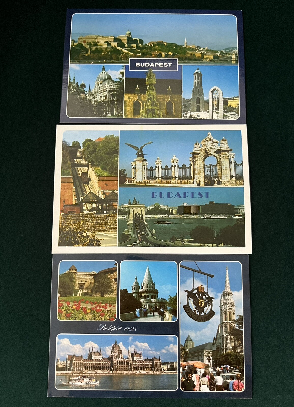 3x BUDAPEST HUNGARY VINTAGE - POSTCARDS In New Condition. | eBay