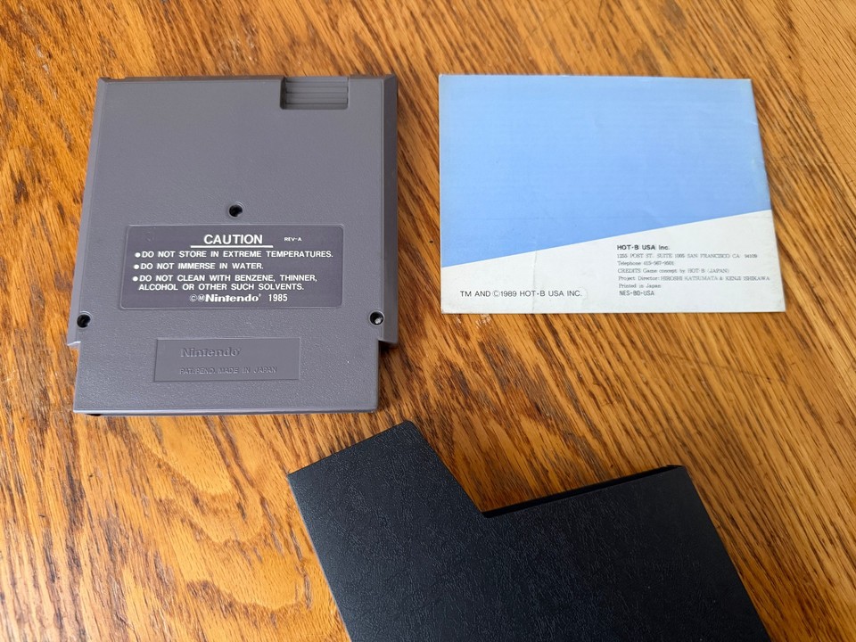 BLANK TAB LABEL ERROR The Black Bass complete in box nintendo nes nr ...