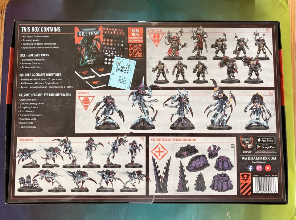 Kill Team Typhon Raveners Vs Battleclade Brand New Sealed Box Warhammer ...