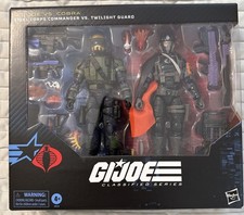 G.I. Joe 6" Classified Series Steel Corps Commander vs Twilight Guard