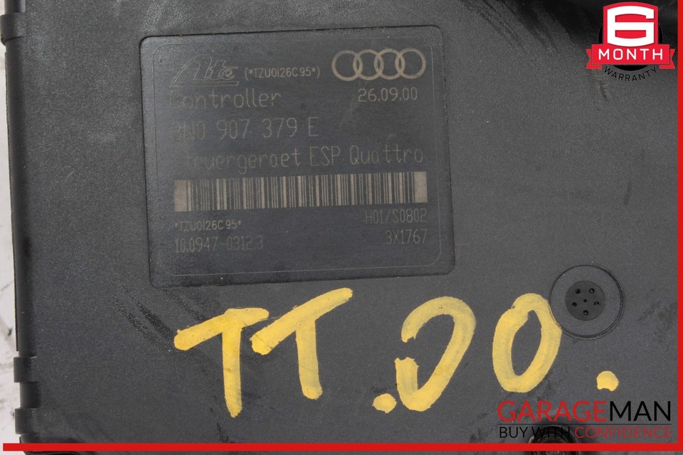 00-06 Audi TT ABS Anti Lock Brake Pump Module 8N0907379E OEM | eBay