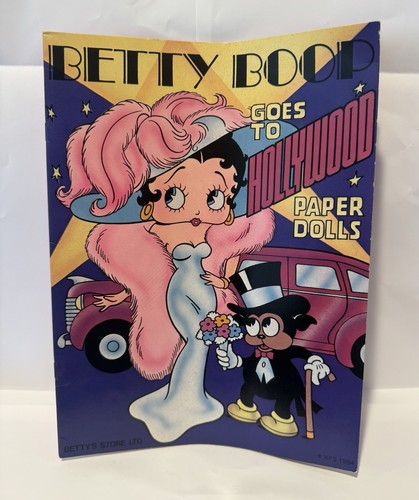 Vintage Betty Boop Goes To Hollywood Paper Dolls Book by Trina Robbins ...